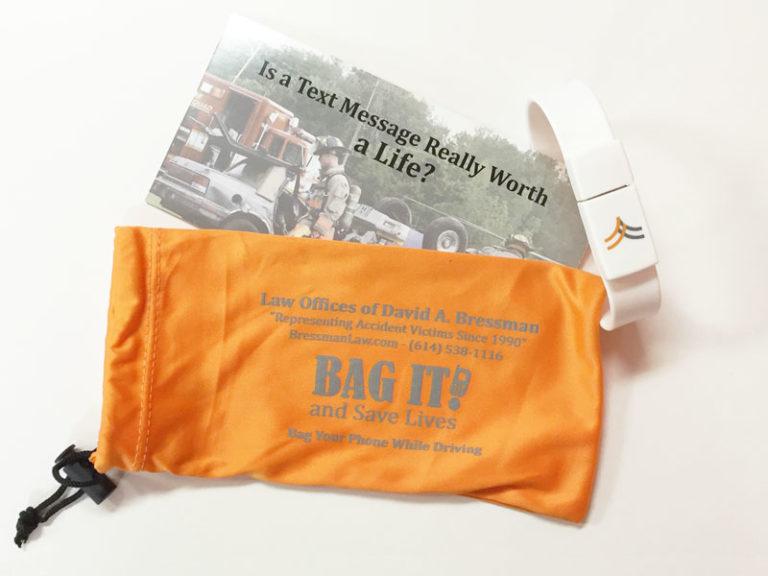 Order Your Free Bag It! Anti-Texting Kit from Bressman Law!